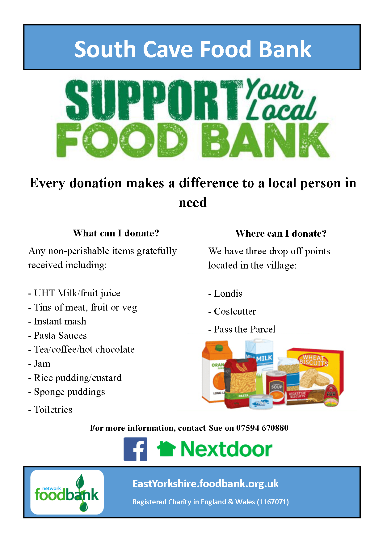 Local Food Bank – South Cave Parish Council